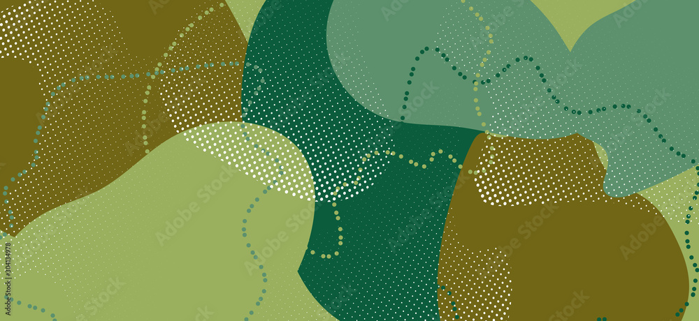 Fashion Camouflage Illustration. Trendy Army Wave Stock Vector | Adobe ...