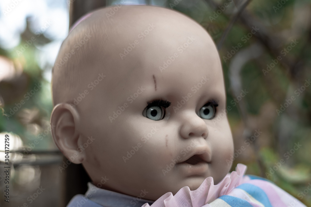 Scary Baby Doll Face
