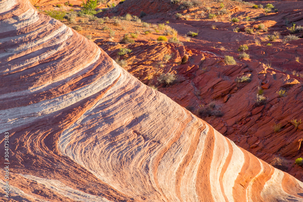 Beautiful geological rock formations from Valley of Fire State Park in ...