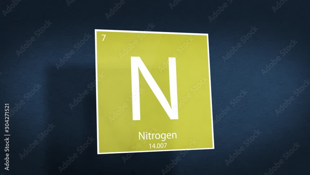 Periodic Table of Elements Cinematic Animated Series - Element Nitrogen ...