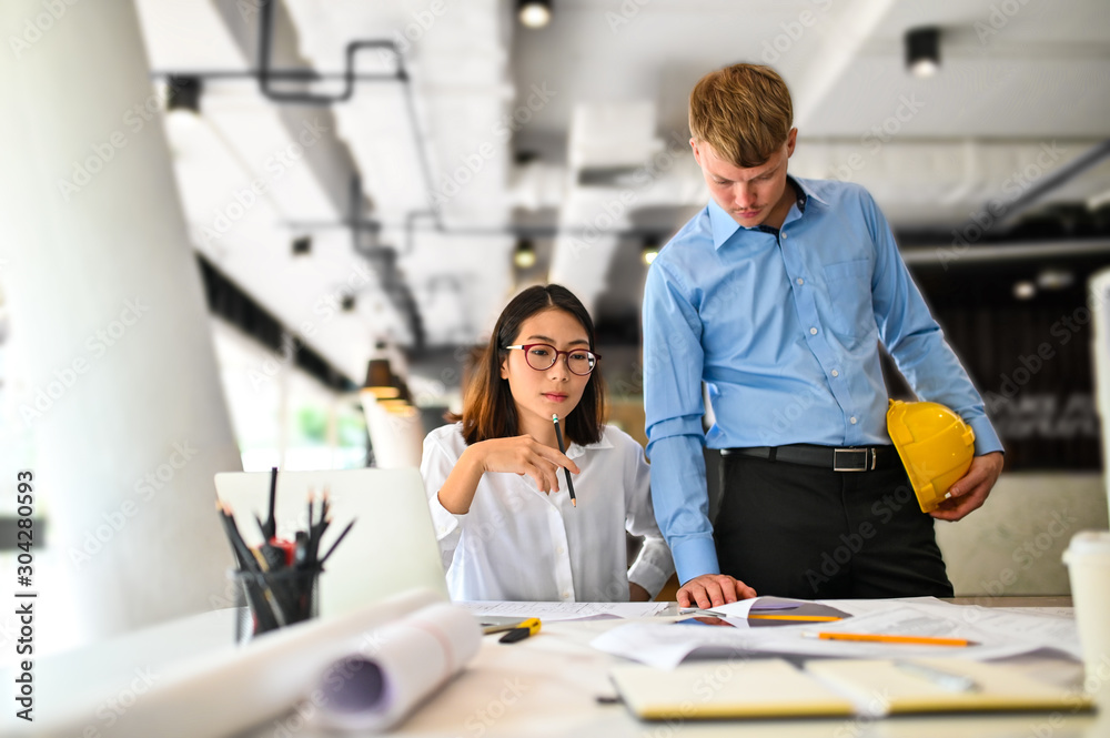 Architectural Design Project Discussion Meeting. Stock Photo | Adobe Stock