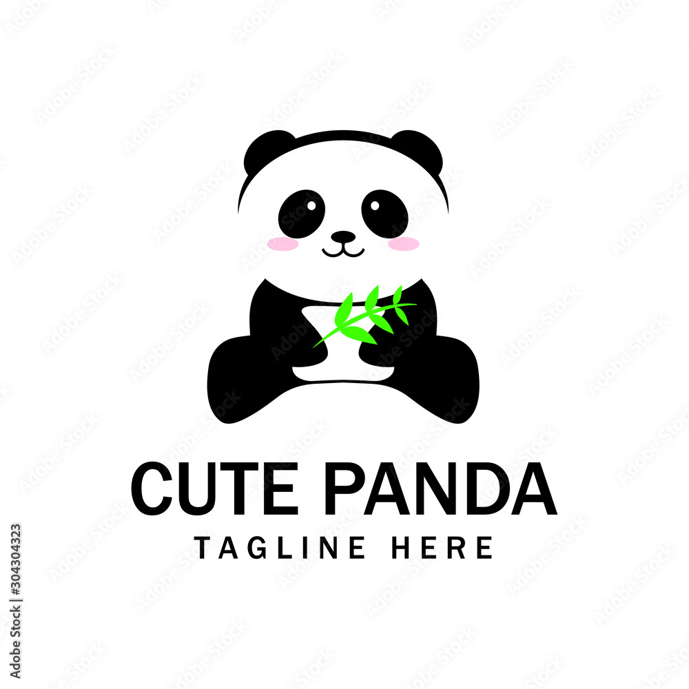 Cute Panda Logo