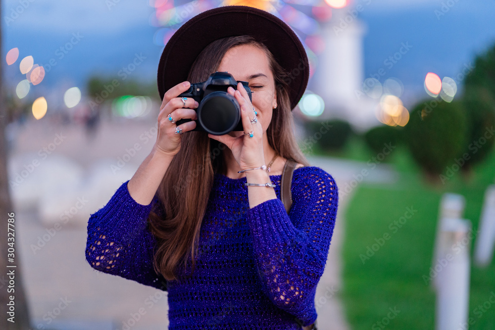 Hipster Photography Girl