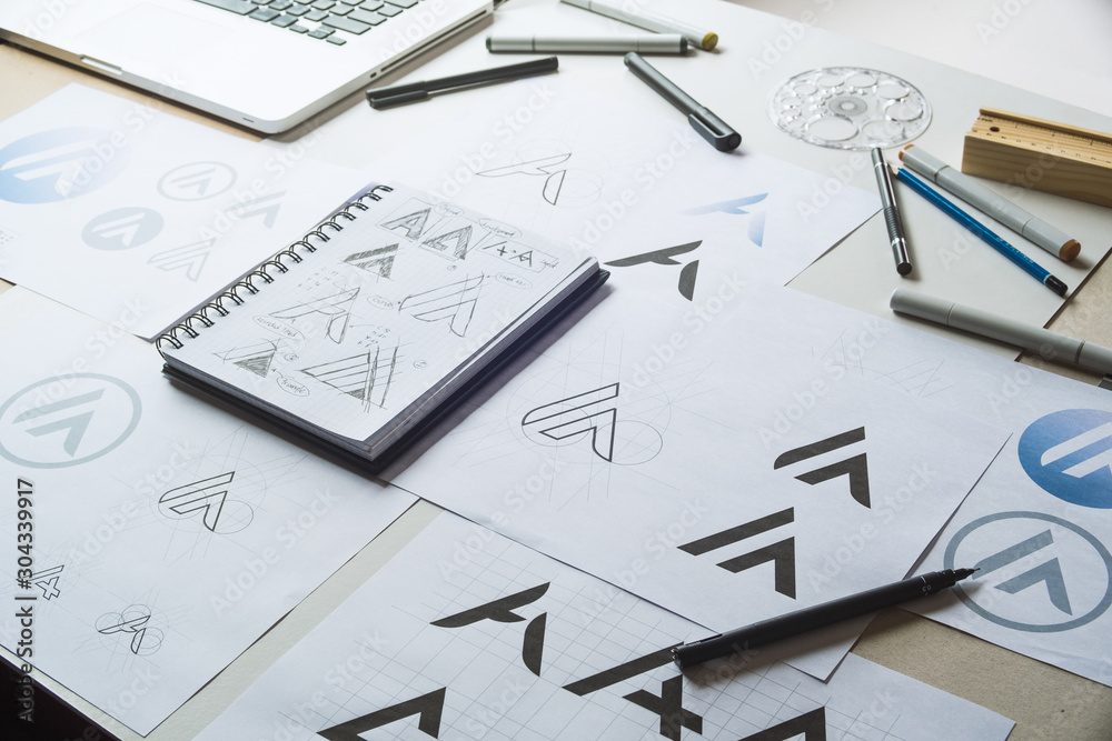 Drafting Logo Designs