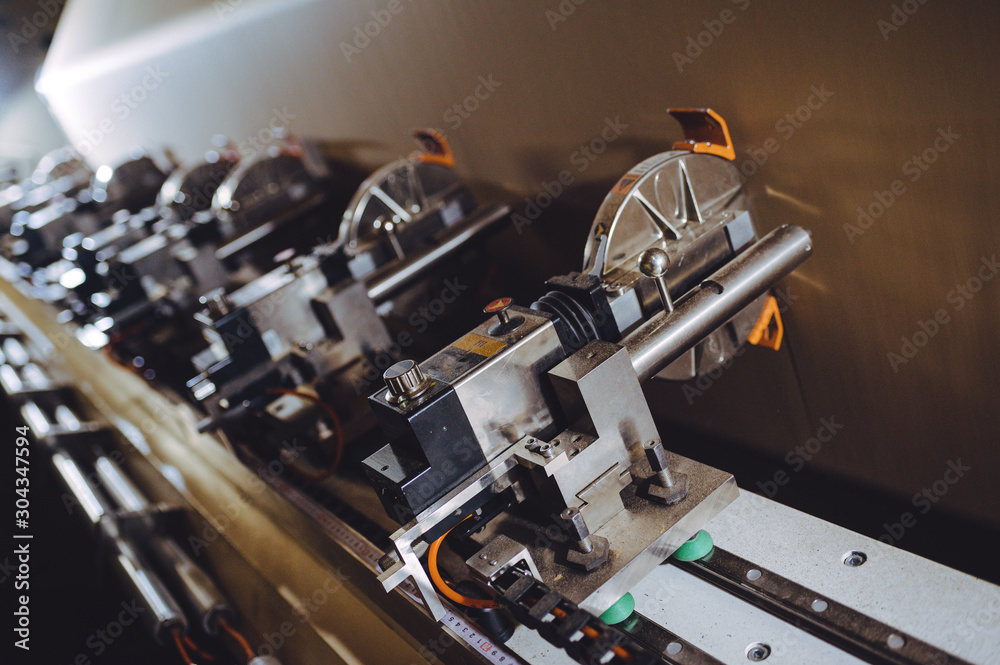 paper carton making factory machine huge cellulose Stock Photo | Adobe ...