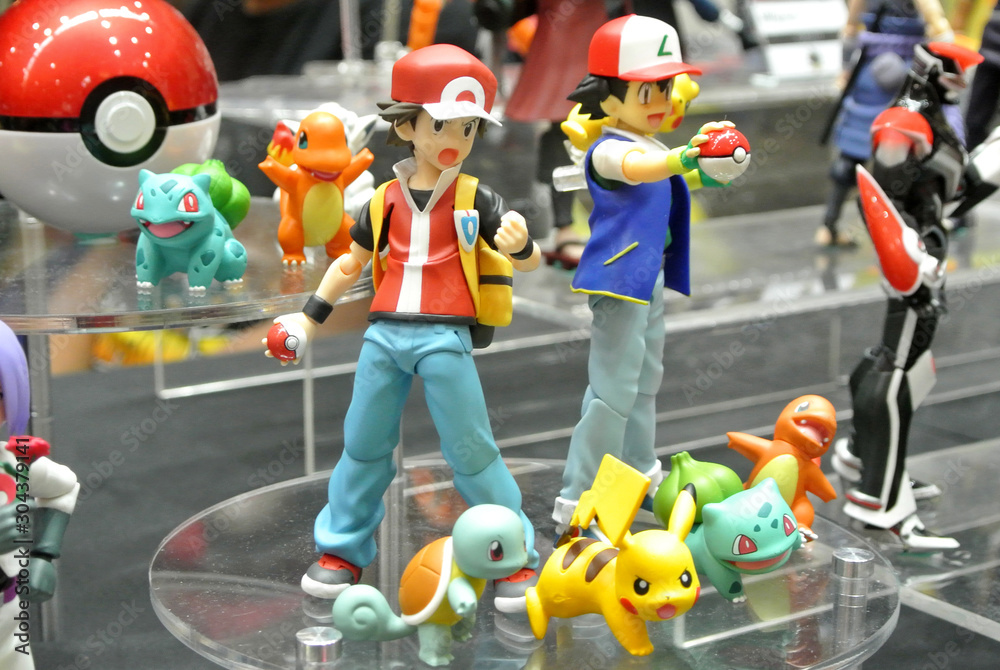 KUALA LUMPUR, MALAYSIA -OCTOBER 6, 2018: Anime character from Pokemon ...