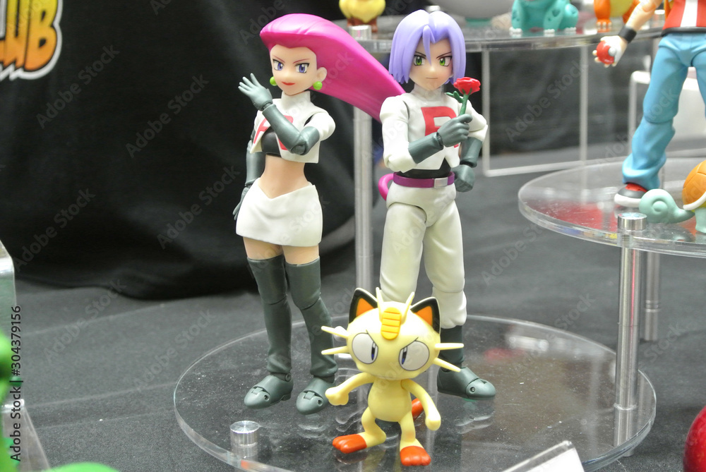 KUALA LUMPUR, MALAYSIA -OCTOBER 6, 2018: Anime character from Pokemon ...