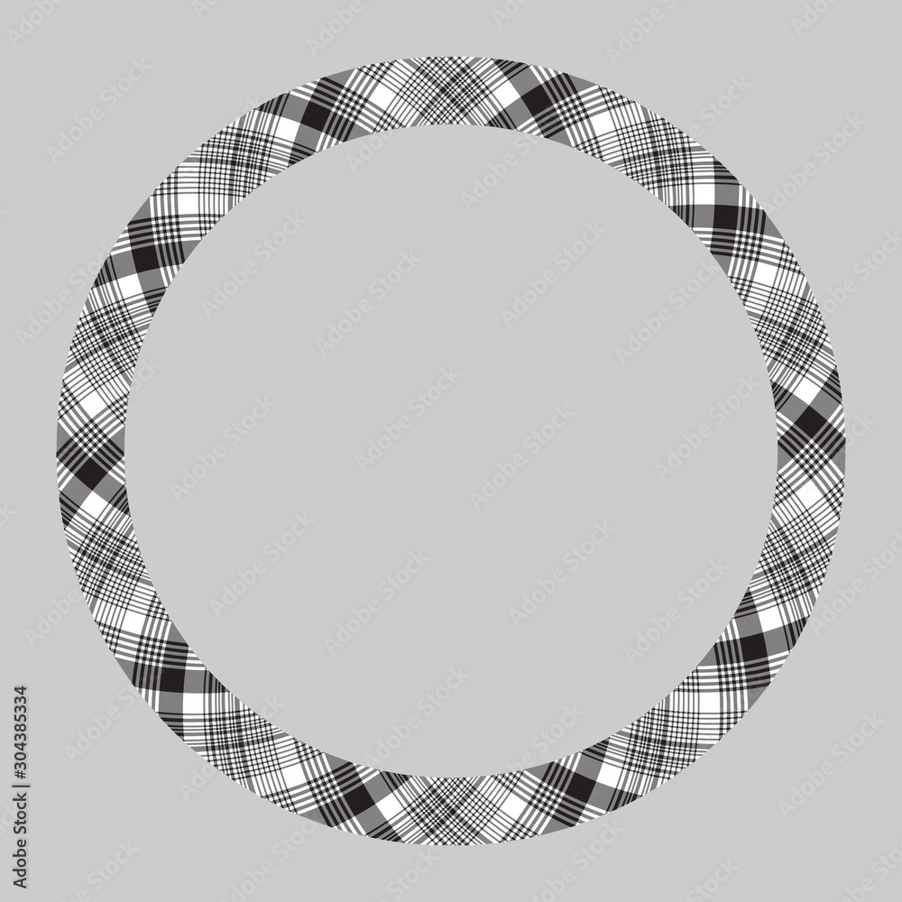 Circle borders and frames vector. Round border pattern geometric ...