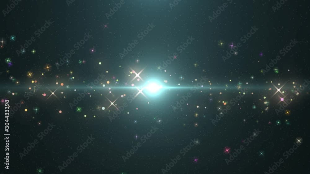 Space neon background with stars. Background neon movement. Universe ...