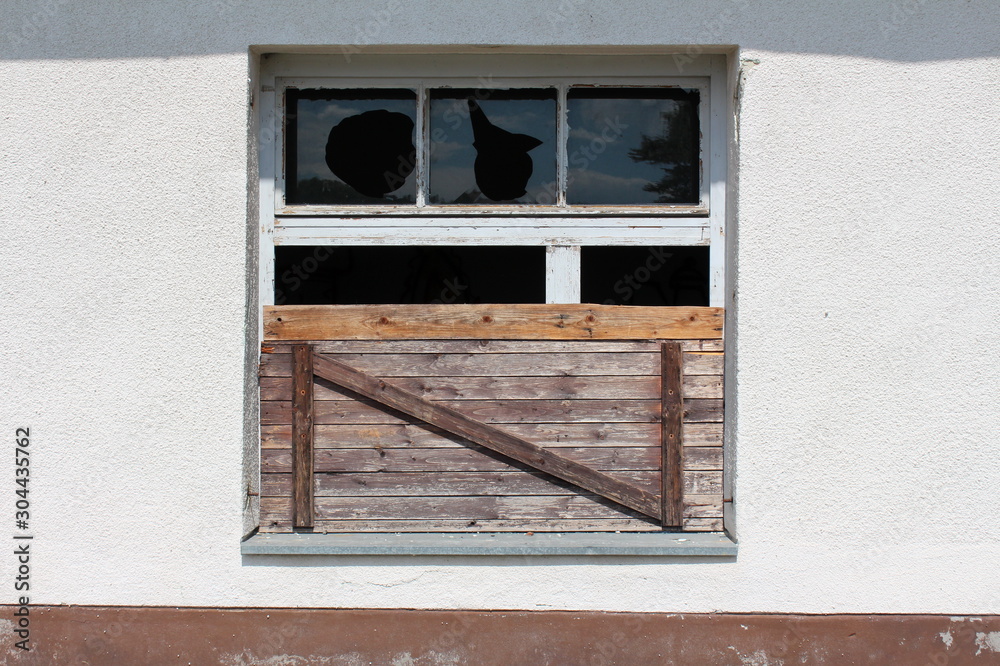 Boarded Window