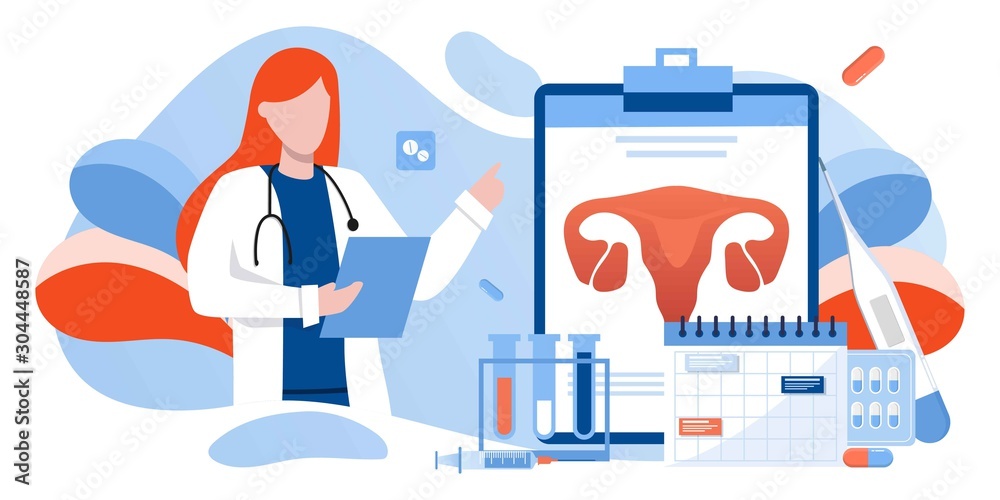 Gynecology Female Health Uterus Ovary And Womb Medical Treatment