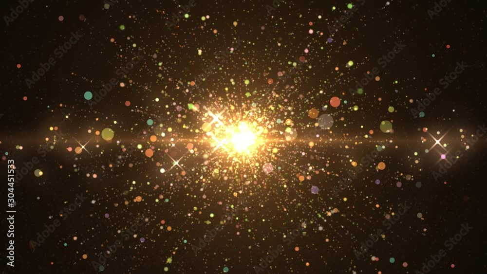 Space orange background with stars. Background orange movement ...