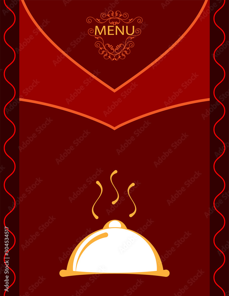 Menu Card Design Template Stock Vector | Adobe Stock