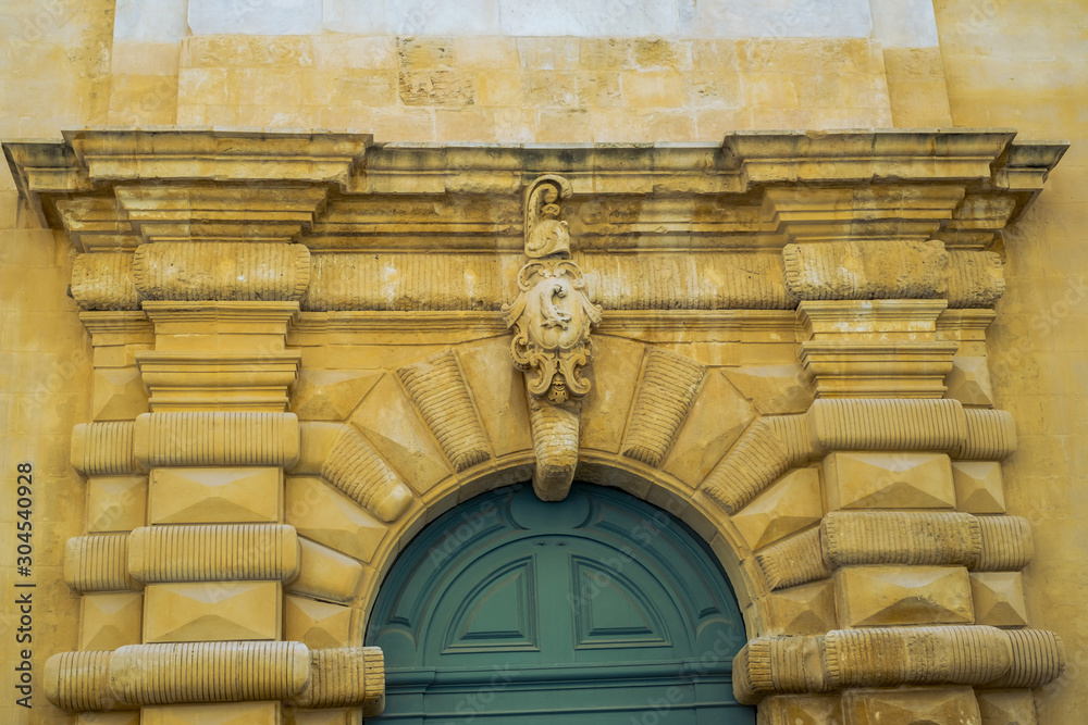 Valletta Malta, July 16 2019. Traditional Maltese architecture in ...