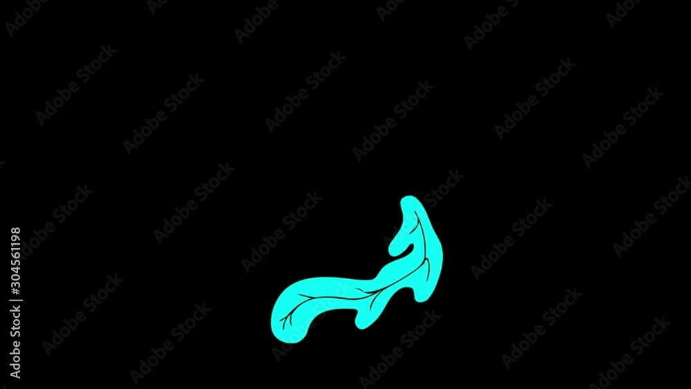 motion element splash and swoosh fx done in a 2D style. Overlay onto ...