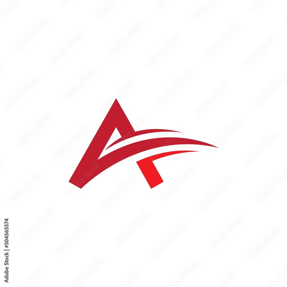 Letter a symbol illustration Stock Vector | Adobe Stock