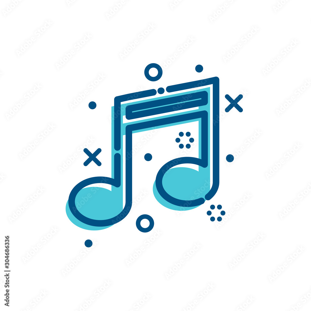 Simple Music Note Design