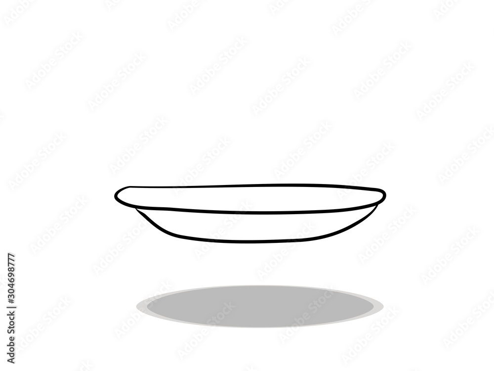 Evaporating Dish Drawing