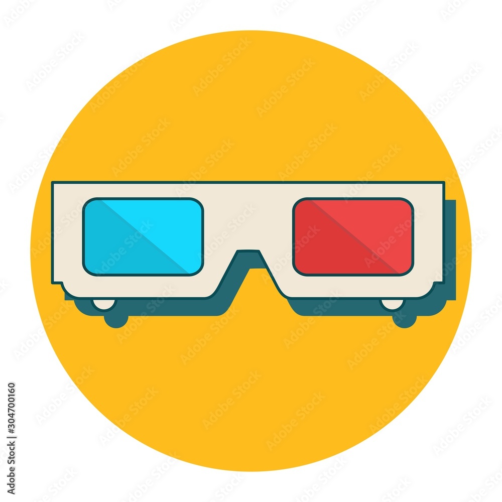 Shutter Glasses Vector