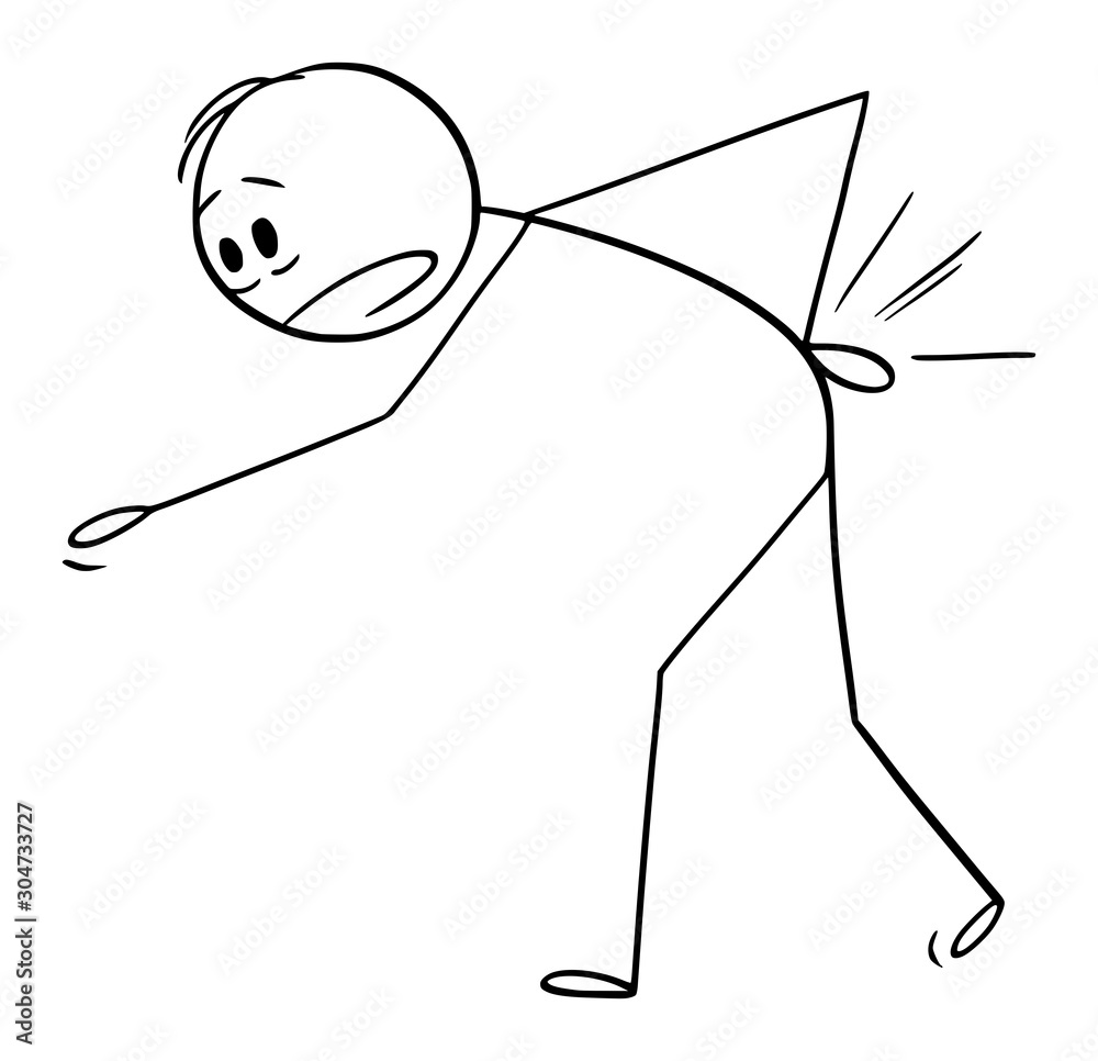 Vecteur Stock Vector cartoon stick figure drawing conceptual ...