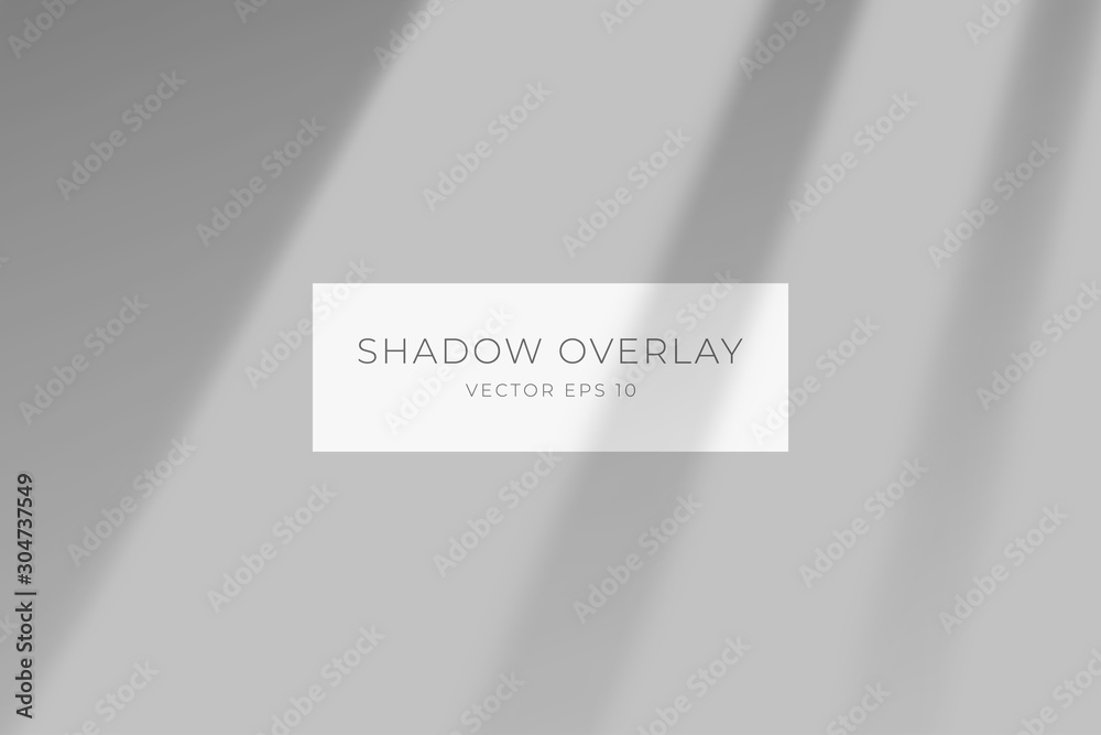 Transparent shadow overlay effect for branding. Long shadow on flat ...