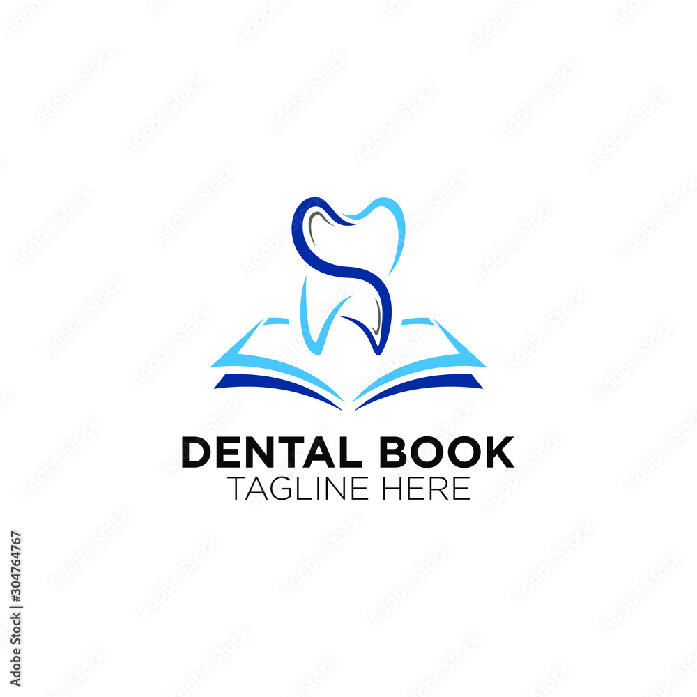 dental logo, icon, tooth book logo templates Stock Vector | Adobe Stock