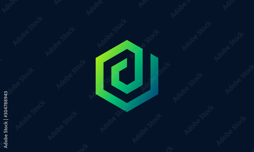 Letter D Logo. D Logo Icon Design Vector Template Stock Vector | Adobe ...