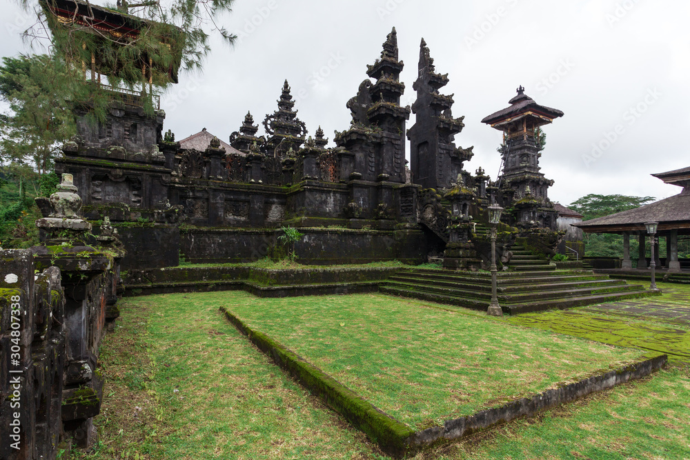 Balinese temple. The architecture of the island of Bali. Exterior and ...