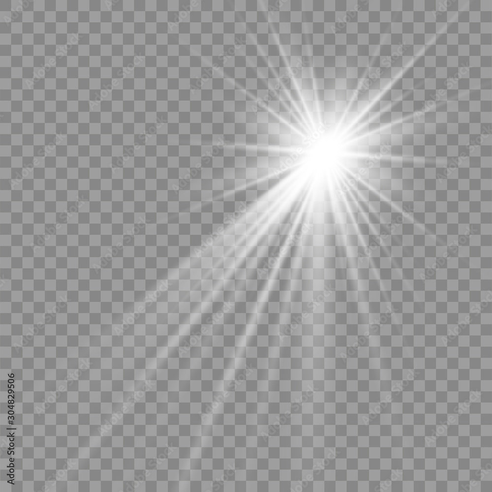 Light sources, concert lighting, spotlights. Concert spotlight with ...