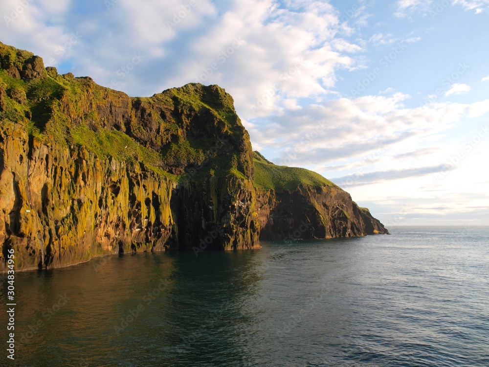 Vestmannaeyjar or Westman Islands, a chain of volcanic islands south of ...