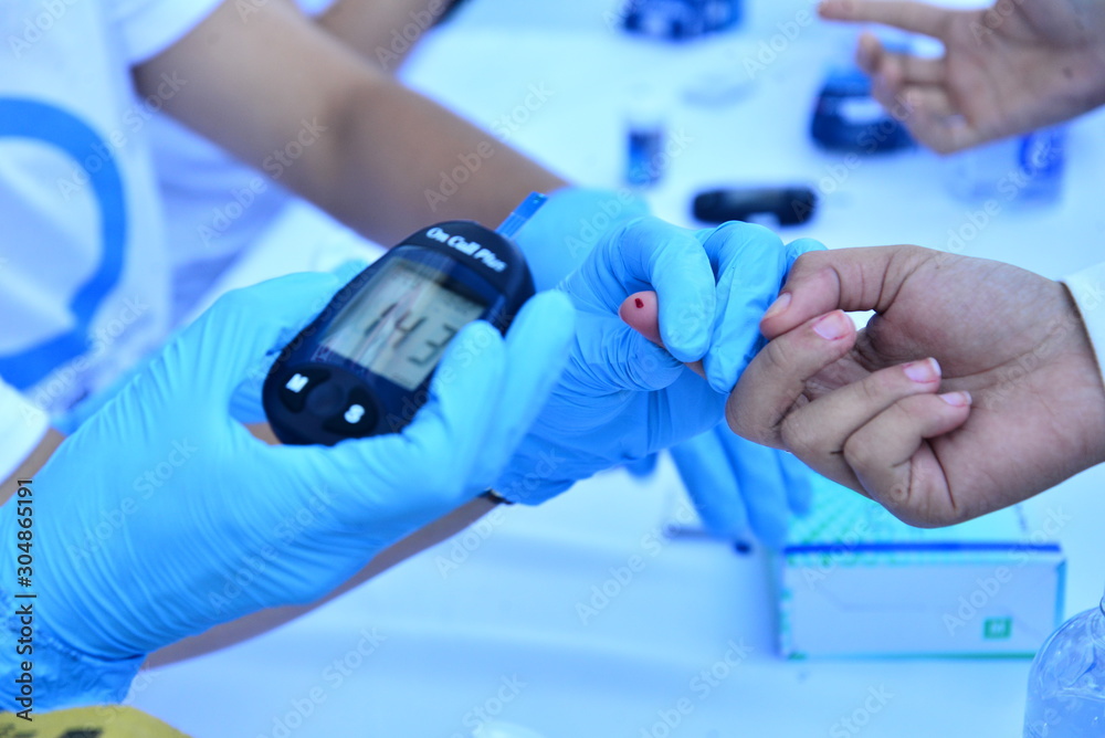 glycemic control glucometer, blood glucose test, prevention campaign ...