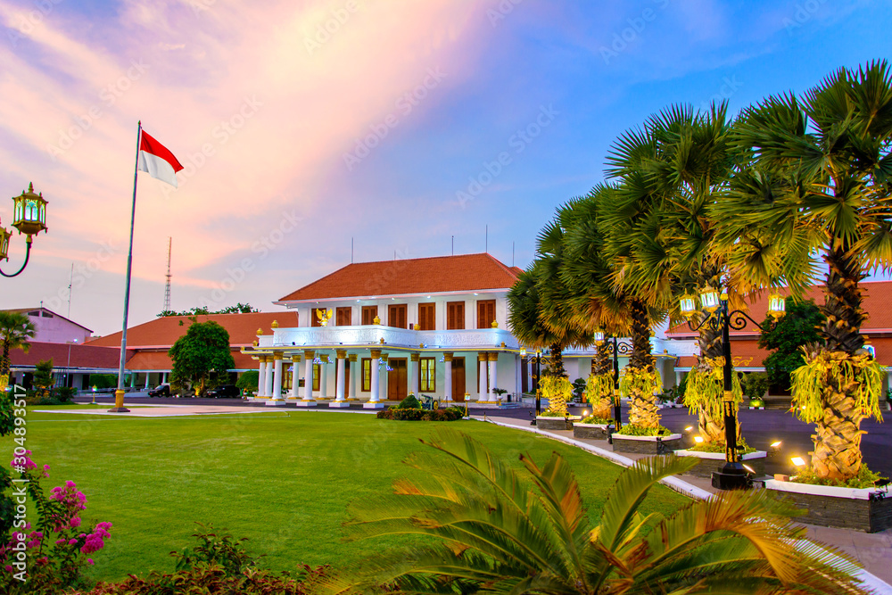 Gedung Negara Grahadi the historical iconic famous east java government ...