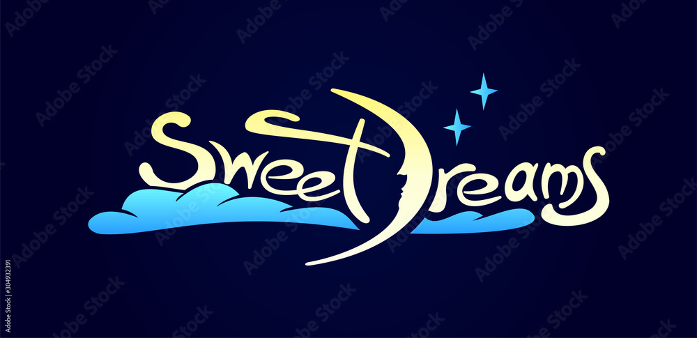 Logo Sweet Dreams. Icon Element Template Design Logos. business card ...