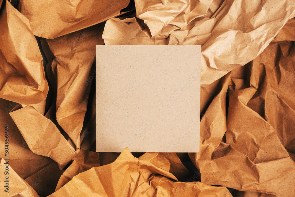 Mock up eco friendly concept,reusable paper for packing,zero waste ...