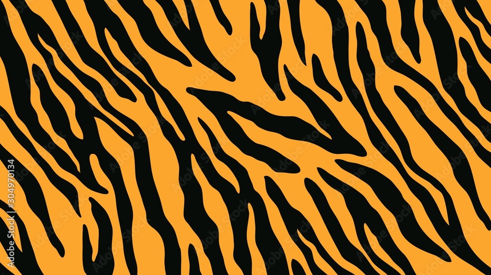 tiger skin pattern Stock Illustration | Adobe Stock