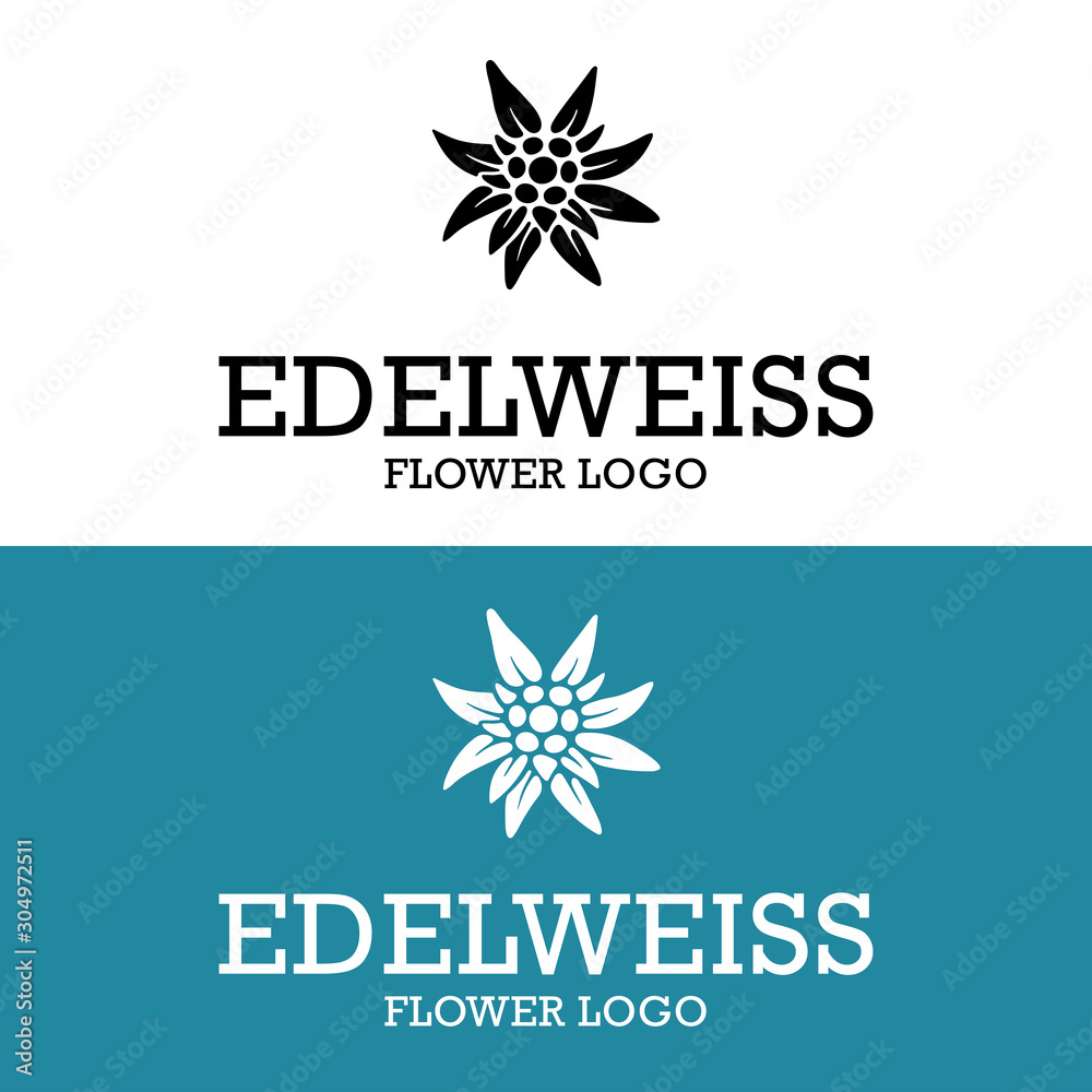 Edelweiss Logo Vectors , Logo Design Edelweiss royalty-free images – MRQOI