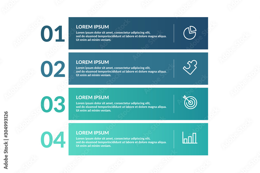 step or process infographic template design . infographic concept for ...