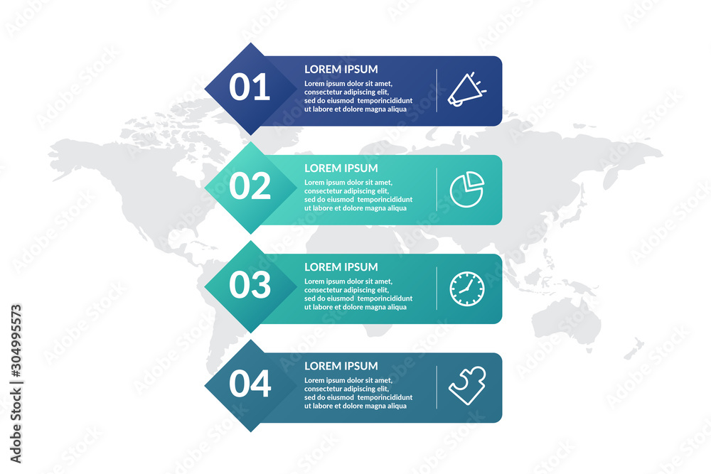 step or process infographic template design . infographic concept for ...