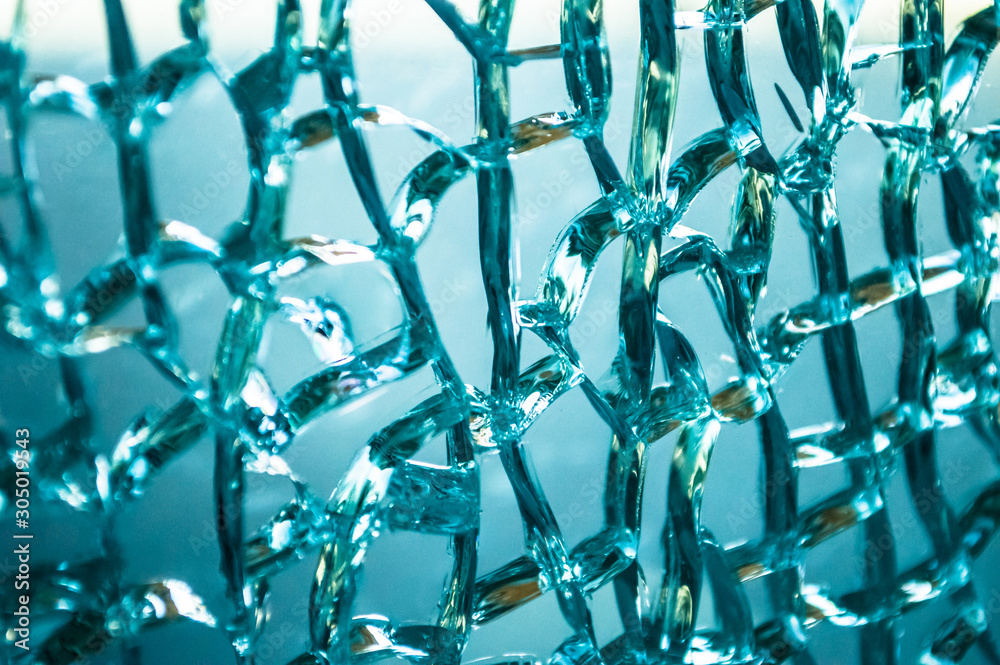 Shattered glass texture close up background Stock Photo | Adobe Stock