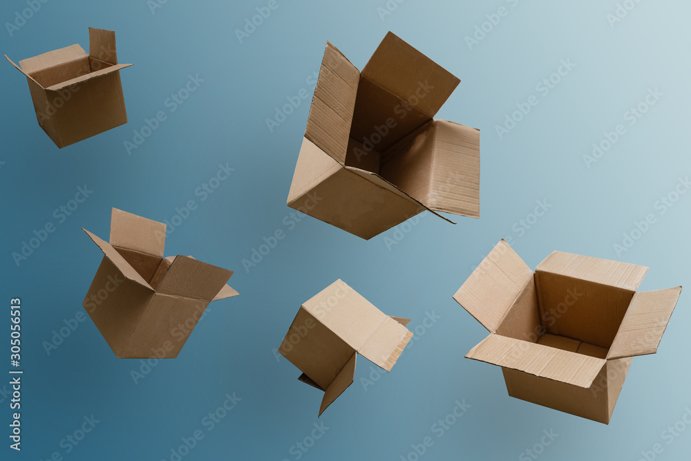 Cartoon Recycle Box Big Set Stock Photo | Adobe Stock