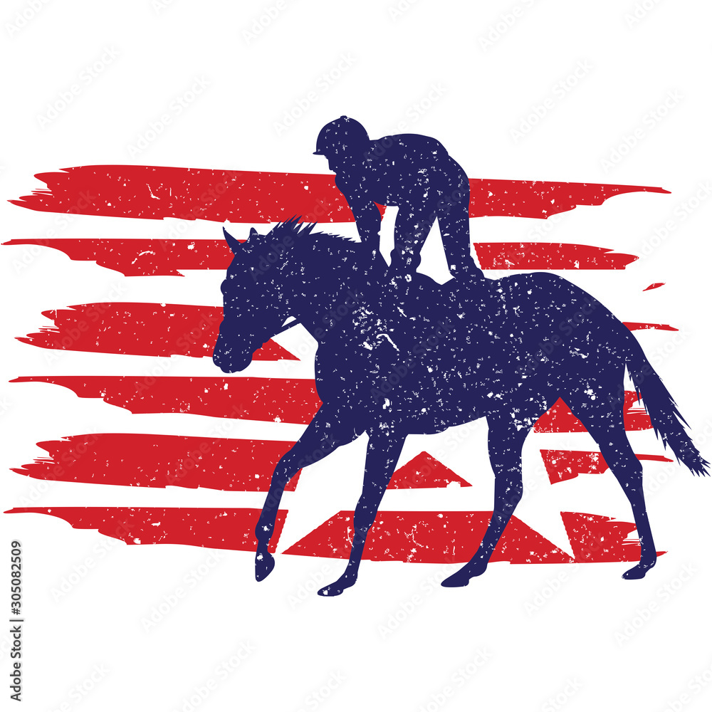 Horse Racing flag, American Flag, Fourth of July, 4th of July ...