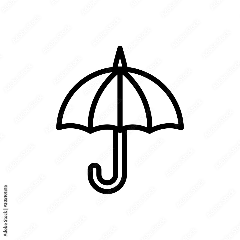 Umbrella Outline Picture