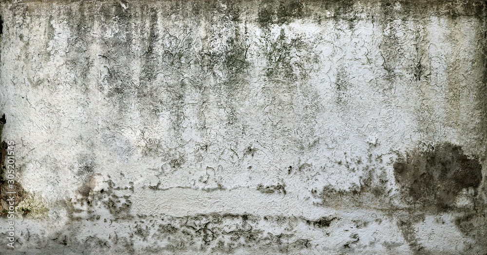Old chipped white wall texture with moisture - dirty and creepy pattern ...