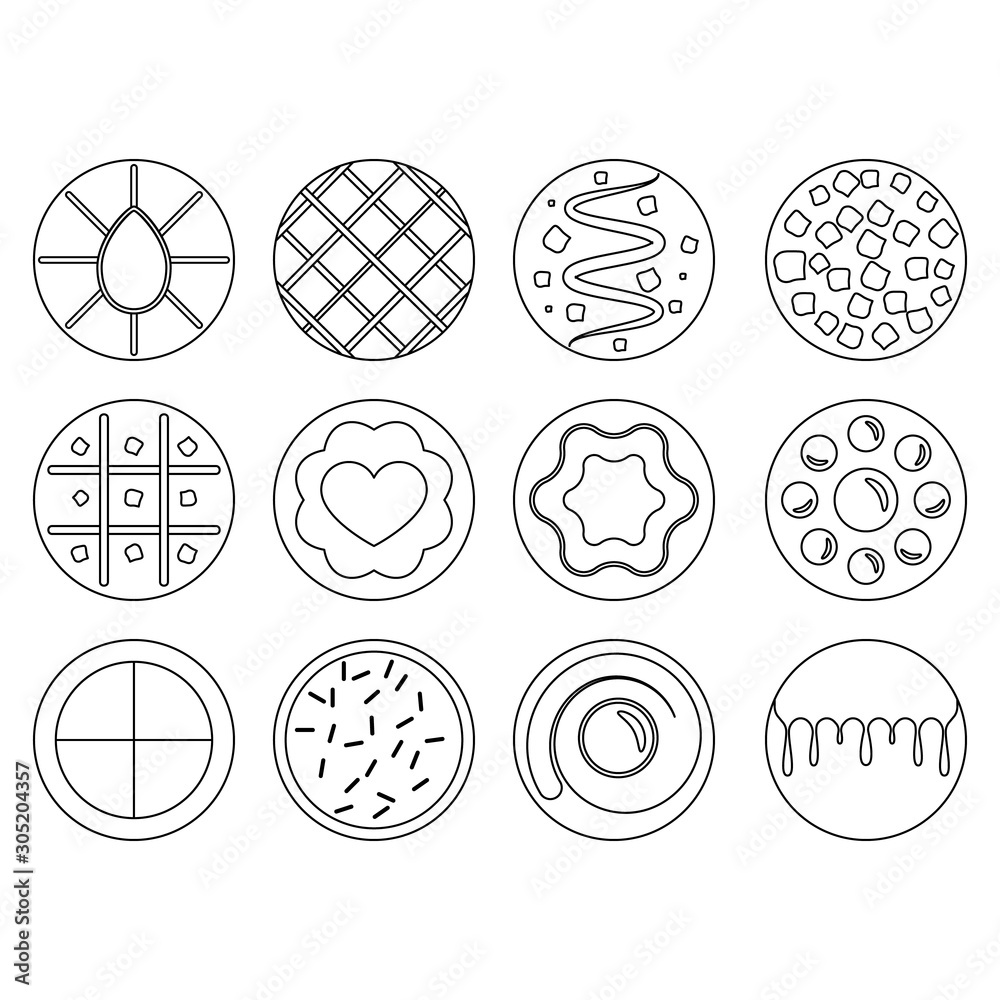 Cookie Drawing Outline