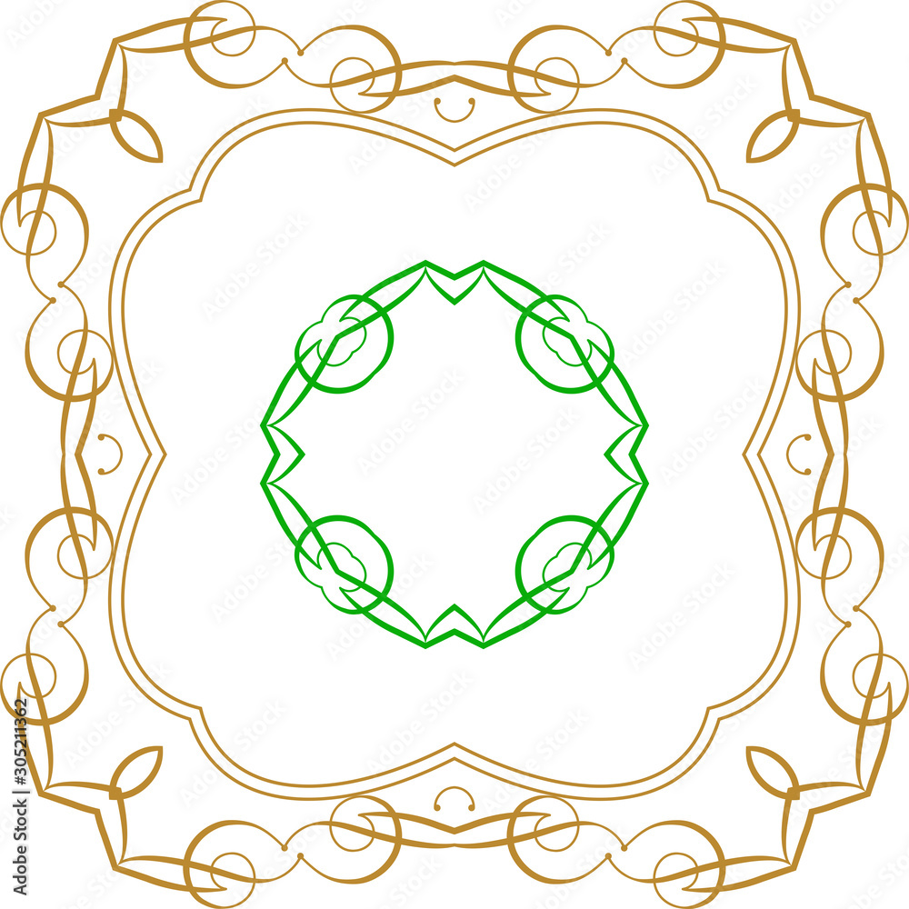 Frame Border Design Stock Vector | Adobe Stock