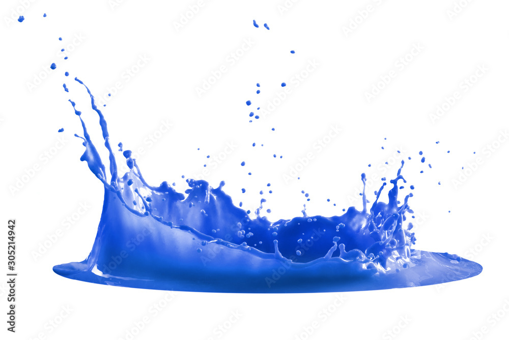 Dark Blue Paint Splash