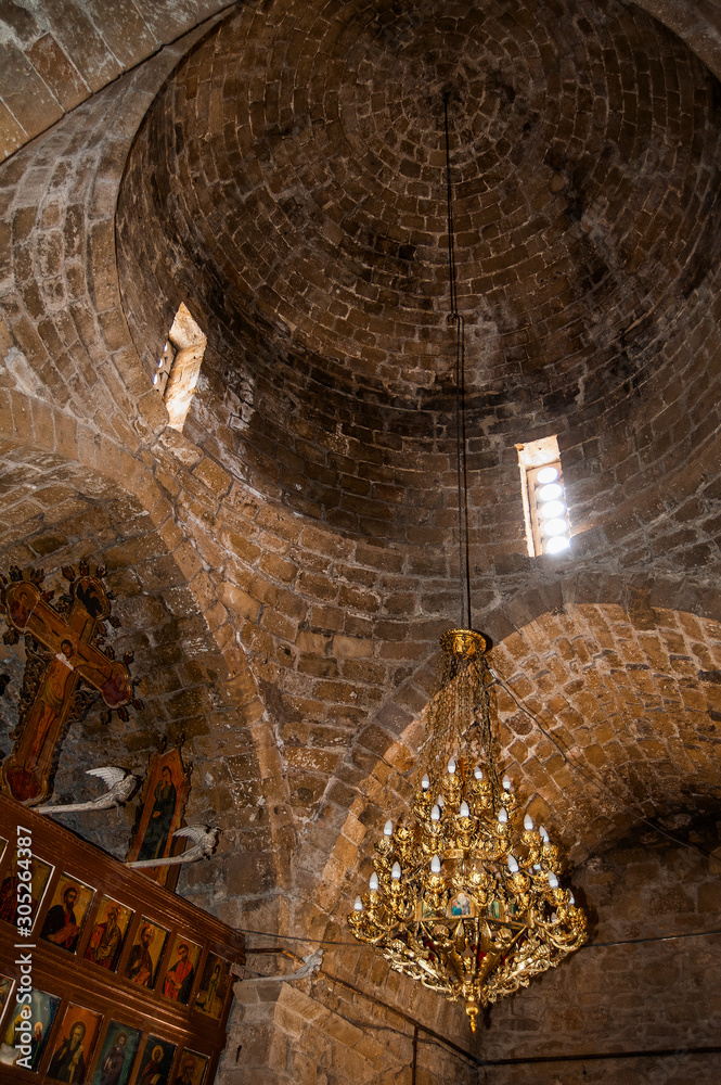 The temple of St. Kiyriaki in Paphos was erected in the 16th century ...