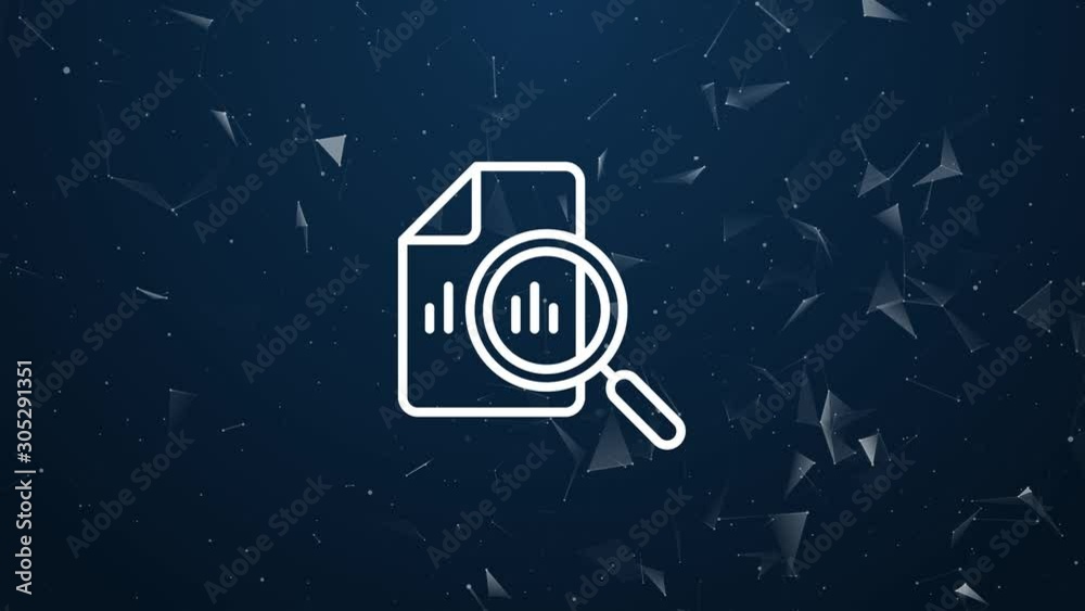 Explosive introduction of Document analysis concept. Polygonal ...