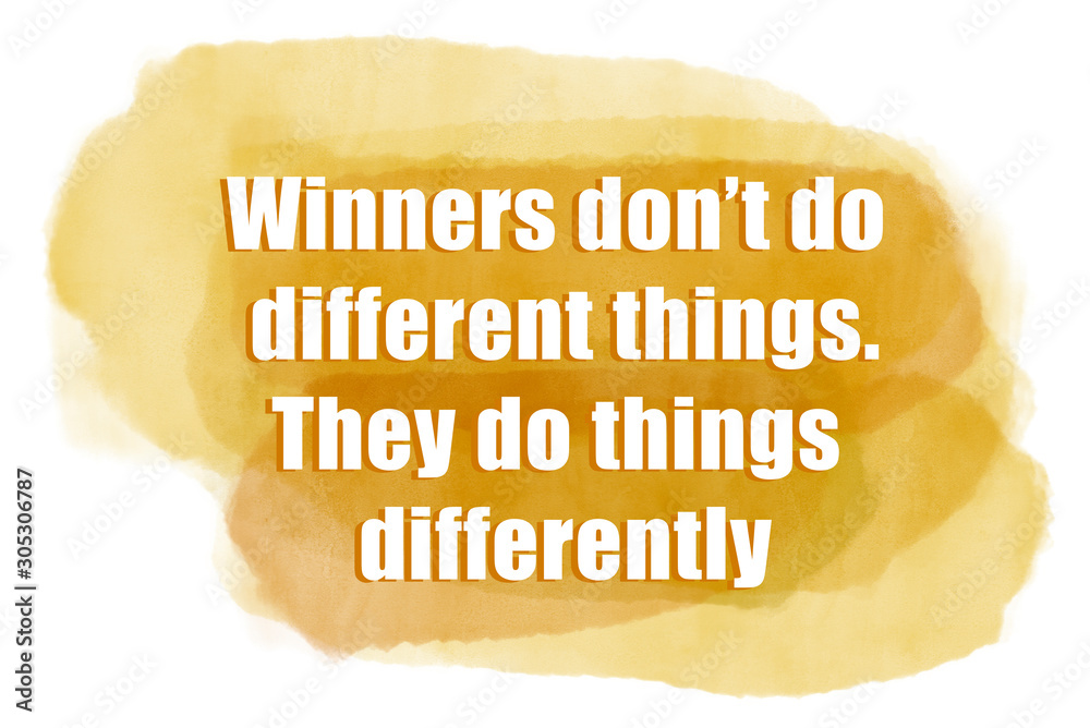 Inspirational slide quotation for business people saying Winners don't ... Inspirational slide quotation for business people saying Winners don't ...