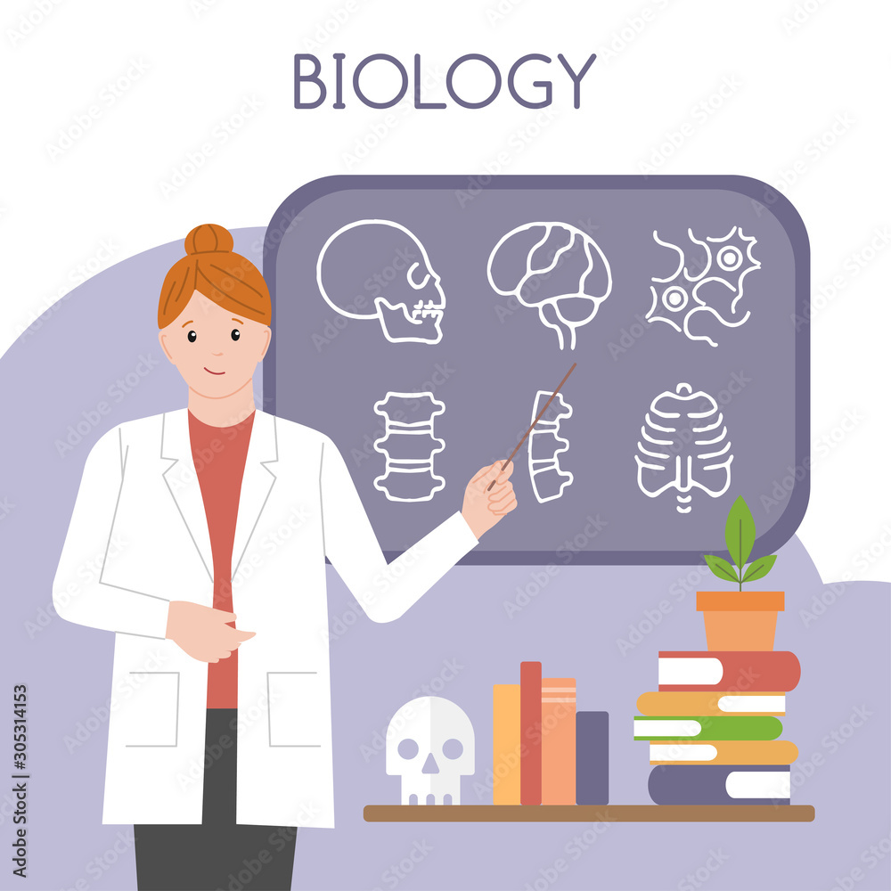 Female biologist. International Day of Women and Girls in Science ...